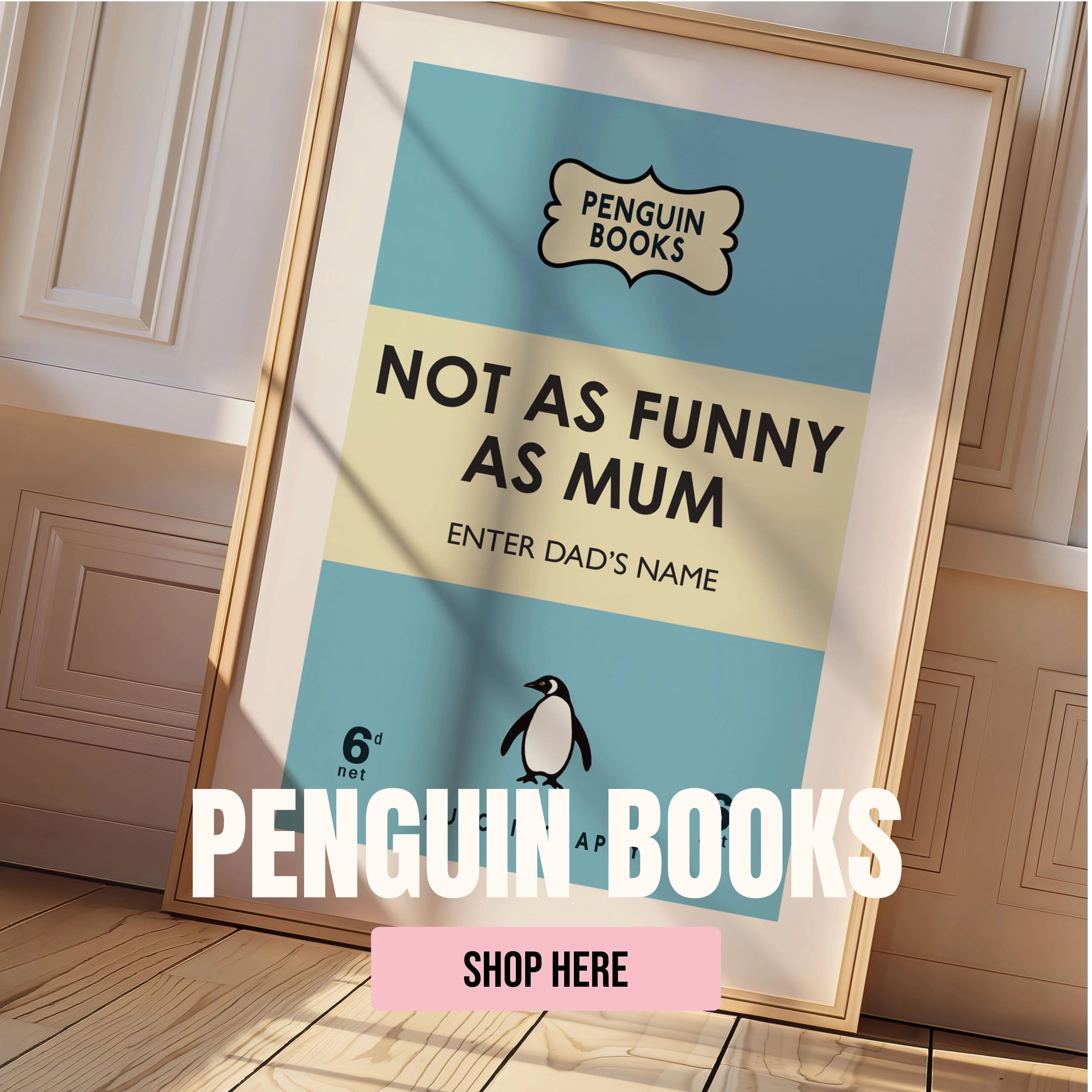 Penguin Book Prints– timmy loves art
