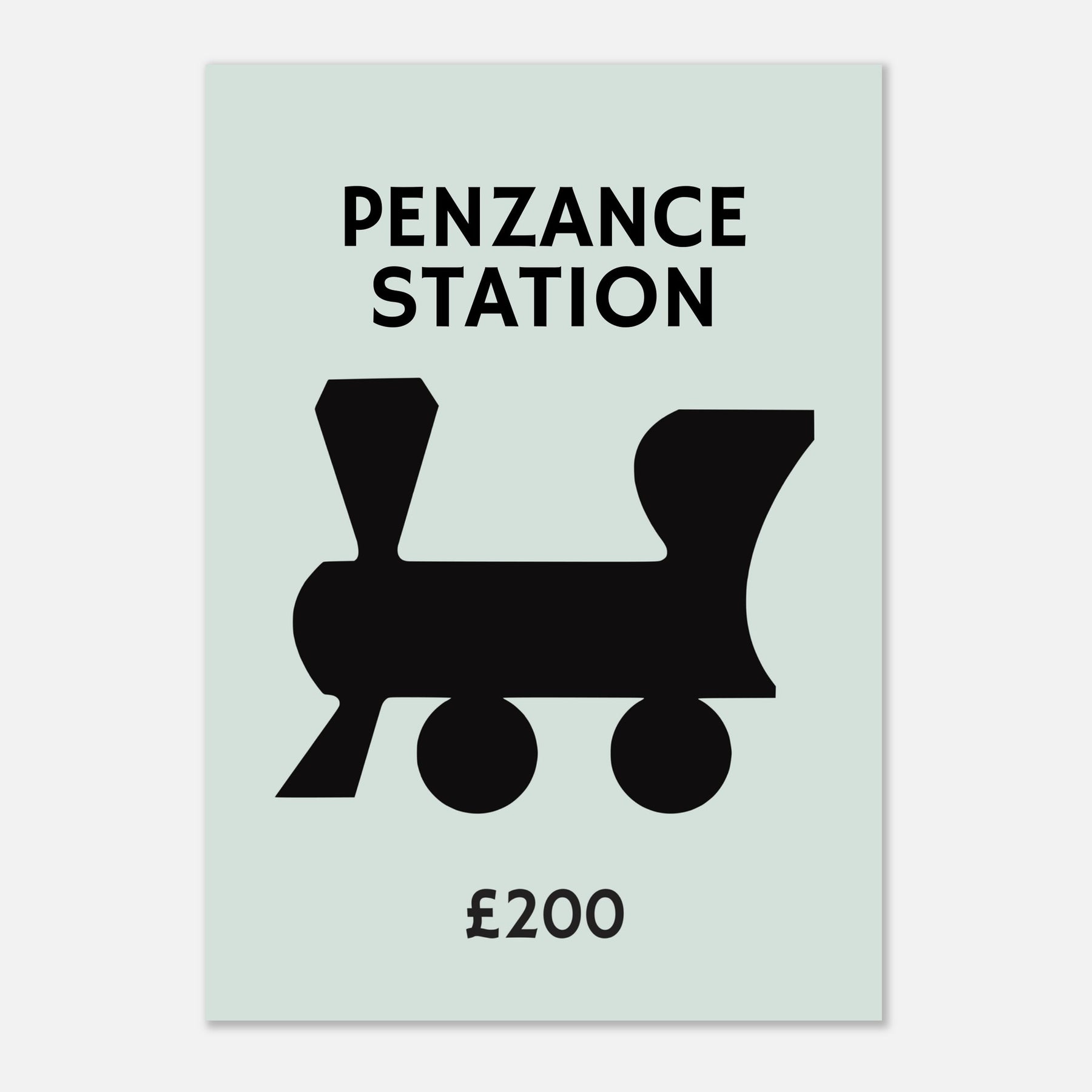 YOUR STATION - Custom Monopoly Railway Art | Timmy Loves Art– timmy ...